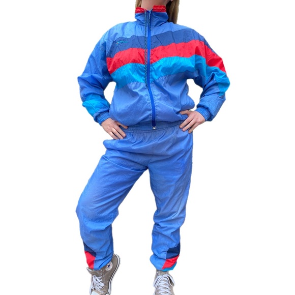 Vintage | Pants & Jumpsuits | Vintage Dunlop 9s Windbreaker Track Suit ...